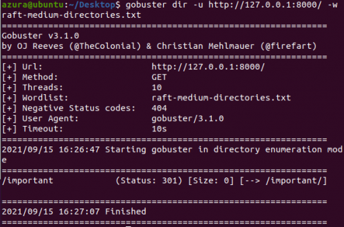 For Web Content Discovery, Who You Gonna Call? Gobuster! - Black Hills Information Security, Inc.