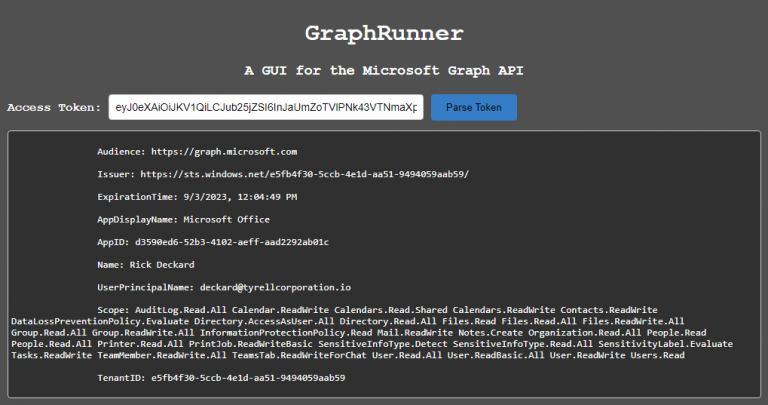 Introducing GraphRunner: A Post-Exploitation Toolset for Microsoft 365 ...
